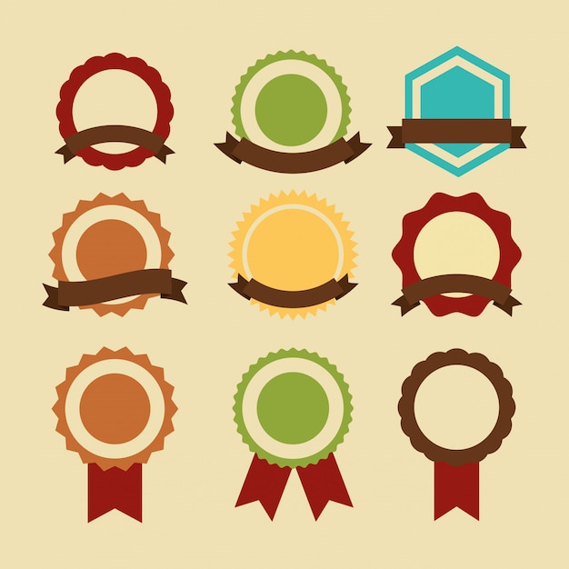 Vibrant Collection of Retro-Inspired Badges and Emblems | Jiffy Designs