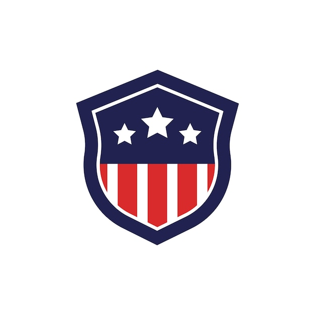 Patriotic Shield with Stars and Stripes | Jiffy Designs