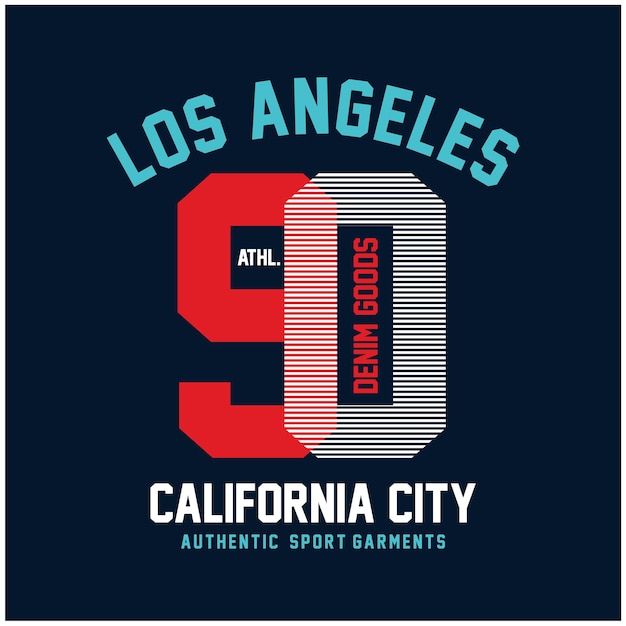 Iconic Los Angeles 90 Sport Graphic Design | Jiffy Designs