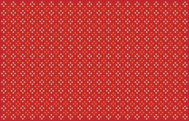 Vibrant Floral Motif on Rich Red Backdrop | Jiffy Designs