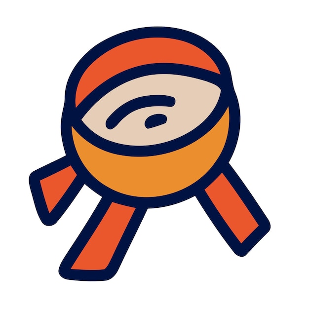 Vibrant Cyclops-Inspired Graphic Icon | Jiffy Designs