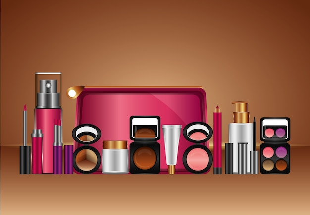 Vibrant Cosmetic Collection with Elegant Shades and Textures | Jiffy ...