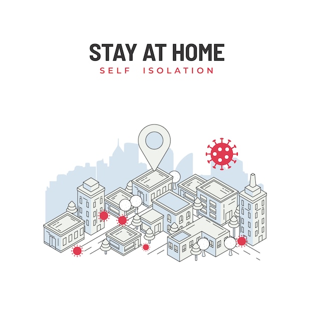 Cityscape of Empty Buildings During Pandemic Lockdown | Jiffy Designs