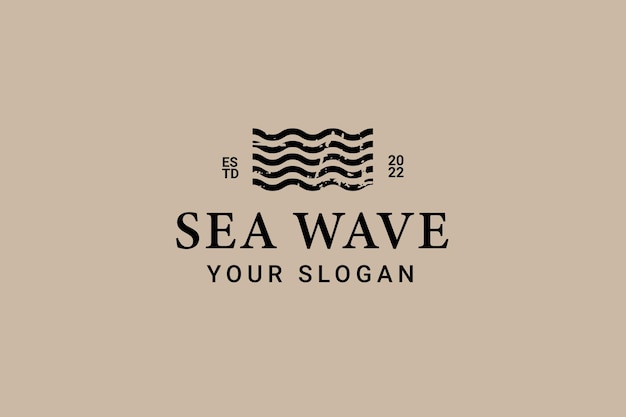 Captivating Waves: Elevate Your Brand with the Sea Wave Logo | Jiffy Designs
