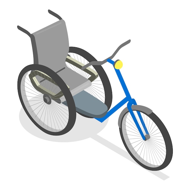 Vibrant Blue Wheelchair-Adapted Bicycle for Mobility | Jiffy Designs