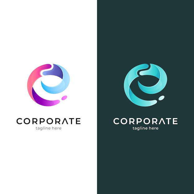 Vibrant Corporate Logos with Fluid Shapes and Gradients | Jiffy Designs