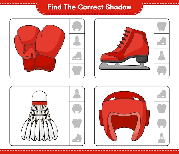 Discover the Matching Shadows of Red Sports Equipment | Jiffy Designs