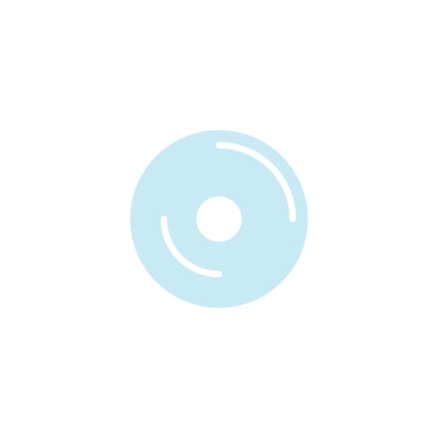 Minimalist Pastel Blue Circular Abstract Design | Jiffy Designs