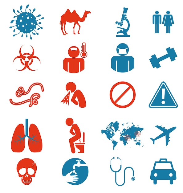 Comprehensive COVID-19 Pandemic Icons: Global Health and Safety | Jiffy ...