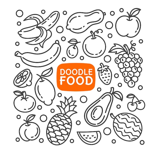 Delightful Doodle of Diverse Delicious Delectables | Jiffy Designs