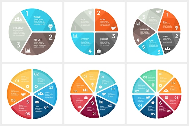 Colorful Circular Infographic Designs with Concise Descriptions | Jiffy ...
