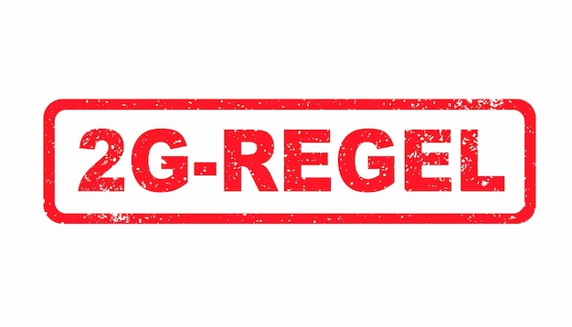 Vibrant Red Stamp with Bold '2G-REGEL' Text | Jiffy Designs