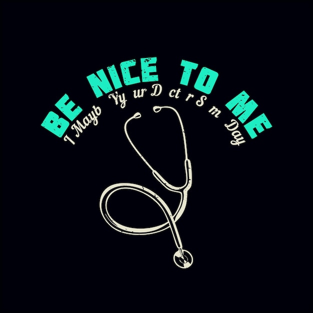 Vibrant Medical Stethoscope with Playful Typography | Jiffy Designs