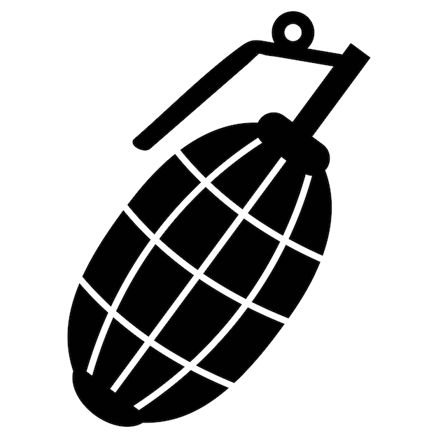 Minimalist Grenade Symbol: A Powerful Global Icon | Jiffy Designs