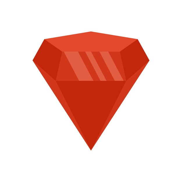 Vibrant Geometric Diamond Shape in Fiery Red | Jiffy Designs