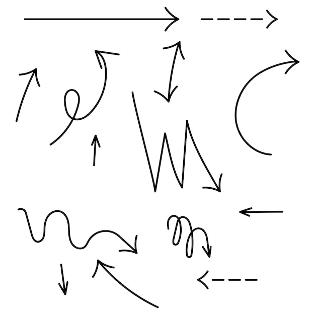 Expressive Arrows: Flowing Directions and Dynamic Movement | Jiffy Designs