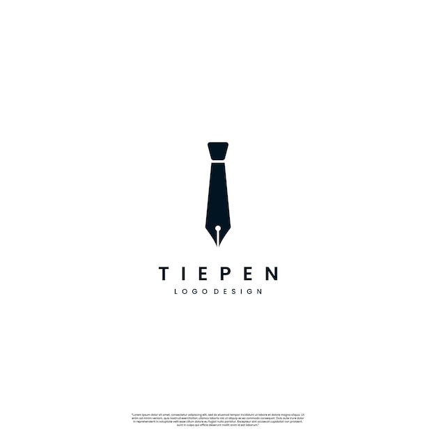 Elegant Tie Design with Minimalist Typographic Logo | Jiffy Designs