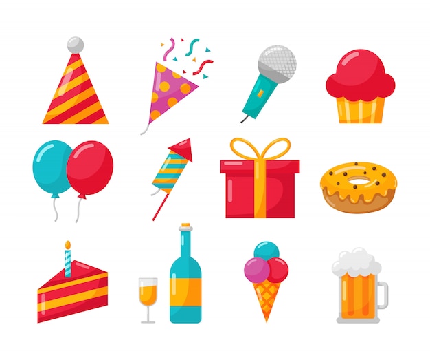 Vibrant Collection of Celebratory Icons for Any Occasion | Jiffy Designs