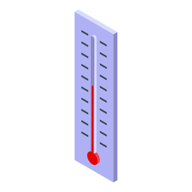 Minimalist Thermometer Icon Depicting Temperature Levels | Jiffy Designs
