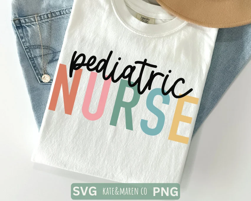 pediatric nurse svg, peds nurse png, nurse cricut cut file and ...
