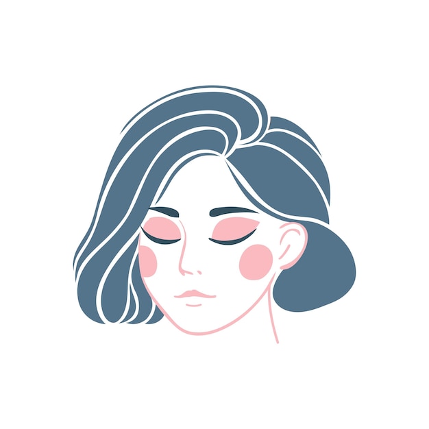 Serene Visage: A Contemplative Feminine Portrait | Jiffy Designs