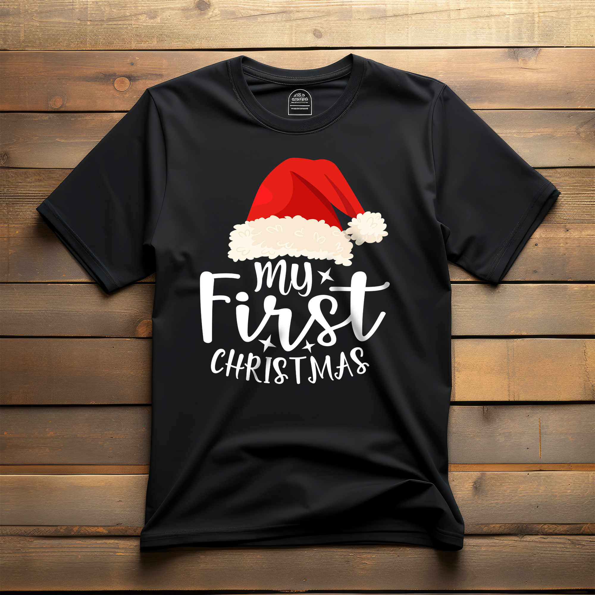 Santa's Iconic Red Hat with Fluffy White Trim and Playful Pointed Tip ...