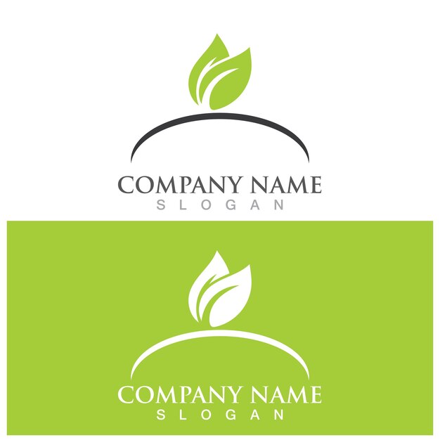 Vibrant Leaf Emblem with Modern Company Name | Jiffy Designs