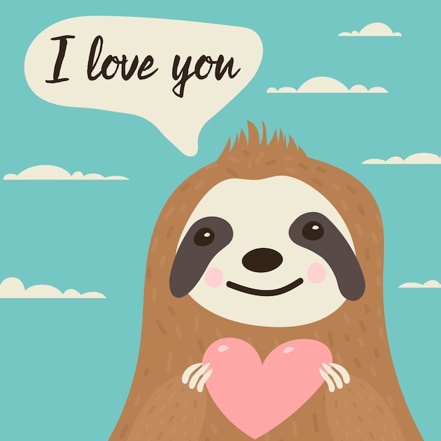 Adorable Sloth Sharing a Heartfelt Message | Jiffy Designs