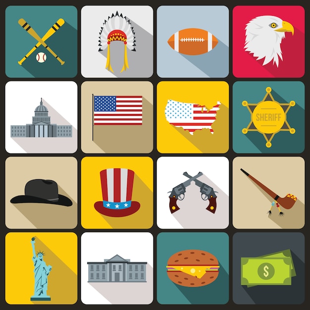 Diverse American Patriotic Symbols and Icons Collection | Jiffy Designs