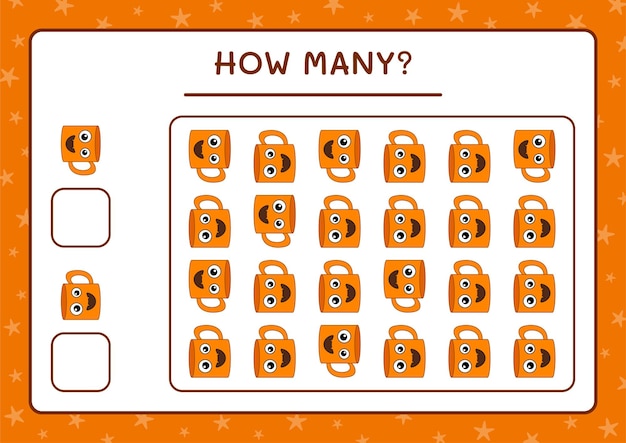 Counting Cute Orange Monsters on Vibrant Background | Jiffy Designs