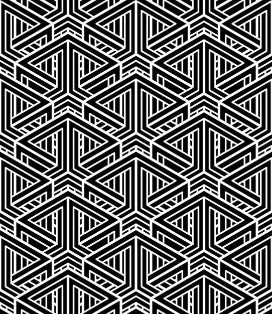 Striking Geometric Pattern of Interlocking Triangles | Jiffy Designs