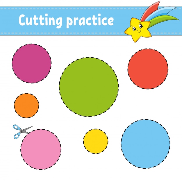 Vibrant Cutting Practice Shapes for Creative Crafting | Jiffy Designs