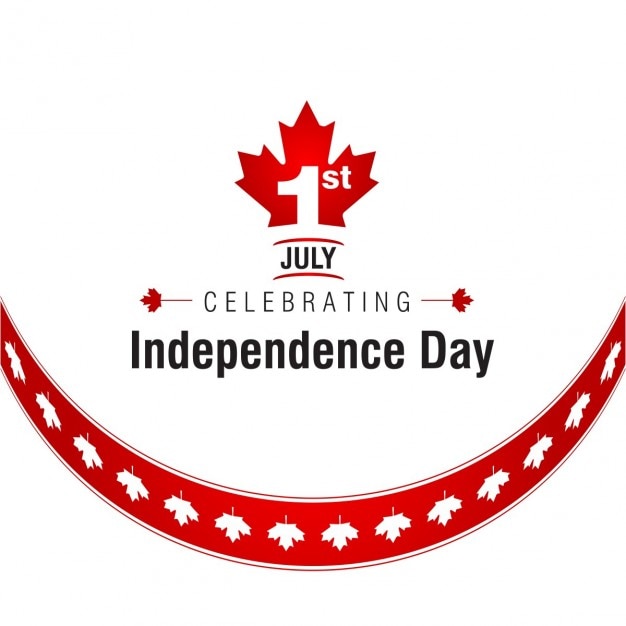 Celebrating Canada's Independence Day with Vibrant Maple Leaf Design ...