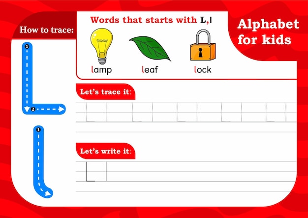Engaging Alphabet Tracing Worksheet for Young Learners | Jiffy Designs