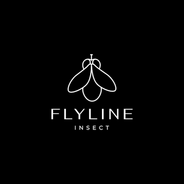 Minimalist Insect Logo with Stylized Wing Illustration | Jiffy Designs