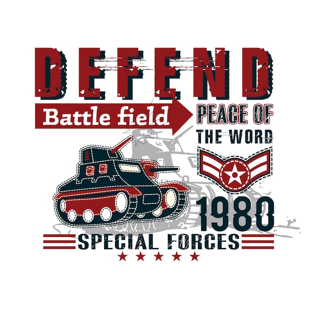 Defend the Battlefield: Special Forces Emblem from 1980 | Jiffy Designs