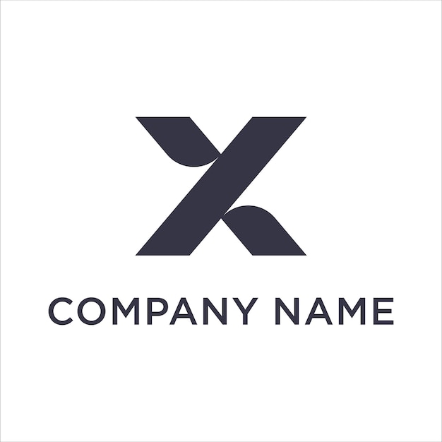 Stylish X-Shaped Logotype for Modern Company Brand | Jiffy Designs