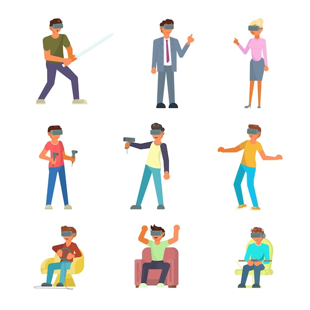 Diverse Collection of Vibrant Character Illustrations for Versatile Use ...