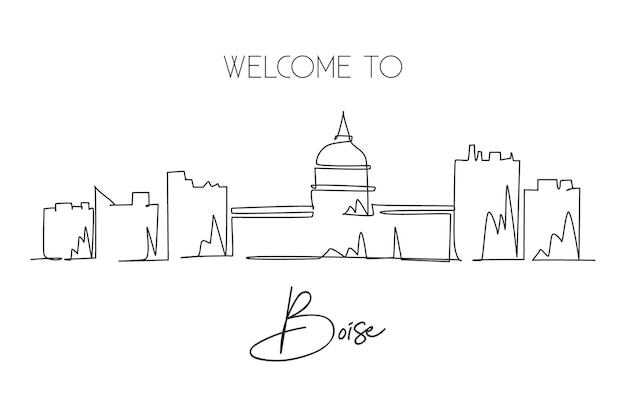 Captivating Skyline of Boise, Idaho's Iconic Landmarks | Jiffy Designs