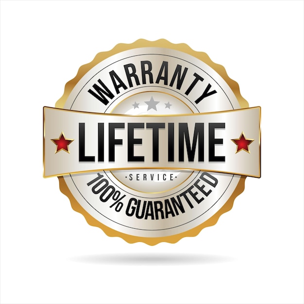 Lifetime Warranty Seal with Guarantee Emblem | Jiffy Designs