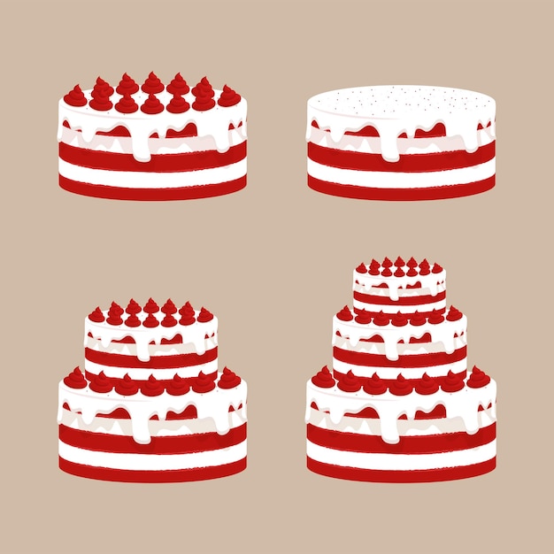 Delectable Red Velvet Cakes with Creamy Frosting | Jiffy Designs