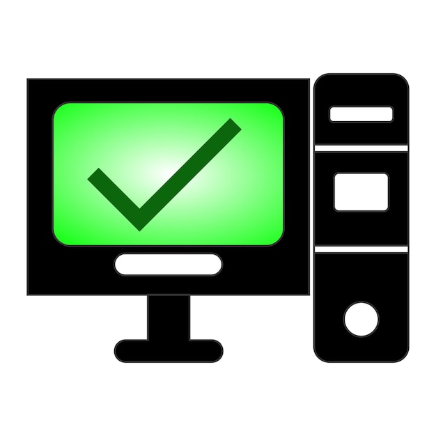 Approved Computer System with Checkmark Confirmation | Jiffy Designs