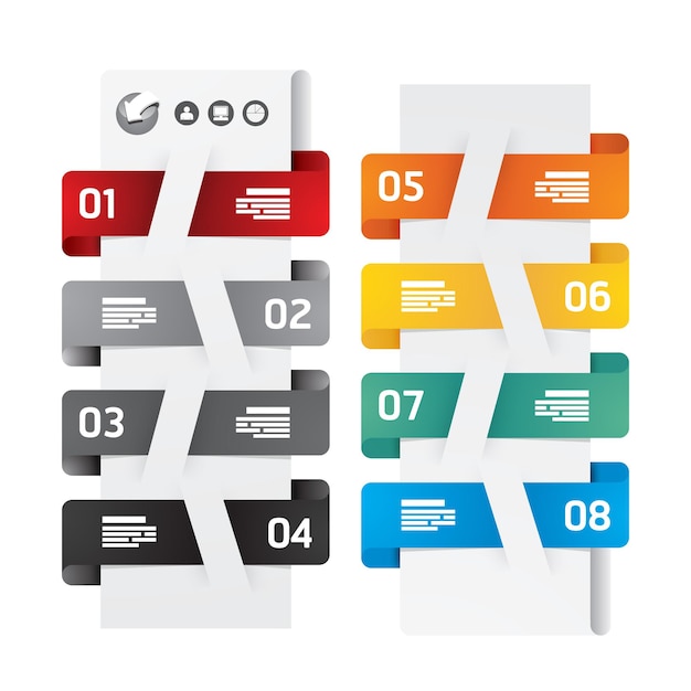 Vibrant Geometric Flags with Numbered Sections | Jiffy Designs