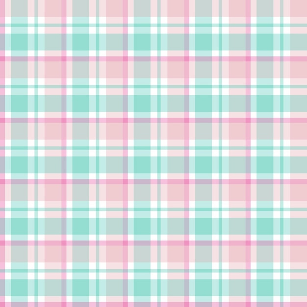 Soft Pastel Plaid Textile Pattern with Delicate Checks | Jiffy Designs