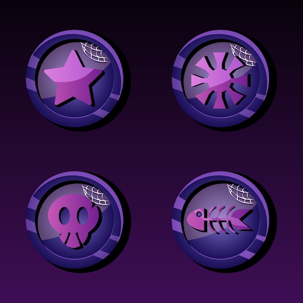 Vibrant Purple Graphic Symbols for Diverse Design Applications | Jiffy ...