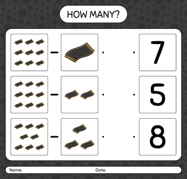 Counting Chocolate Bars in a Fun Math Worksheet | Jiffy Designs