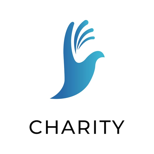 Vibrant Blue Dove Symbol for Charitable Causes | Jiffy Designs