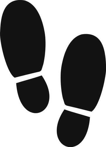Footsteps Vector Icon | Jiffy Designs