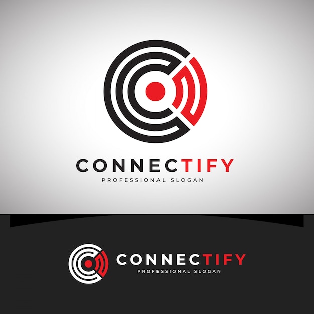 Concentric Circles Forming a Modern Communication Logo | Jiffy Designs