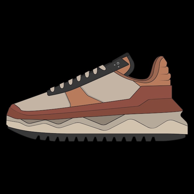 Stylish Retro-Inspired Sneaker Design in Earthy Tones | Jiffy Designs